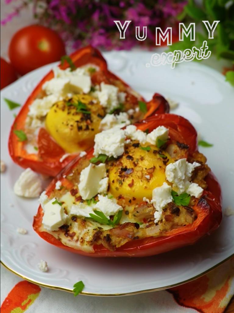 Baked Stuffed Red Peppers with Tuna and Eggs – A Quick and Delicious ...