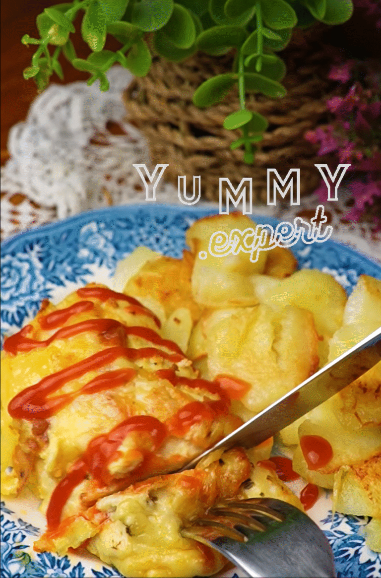 Chicken Stuffed Parcels (Oven-Baked) - Yummy Expert